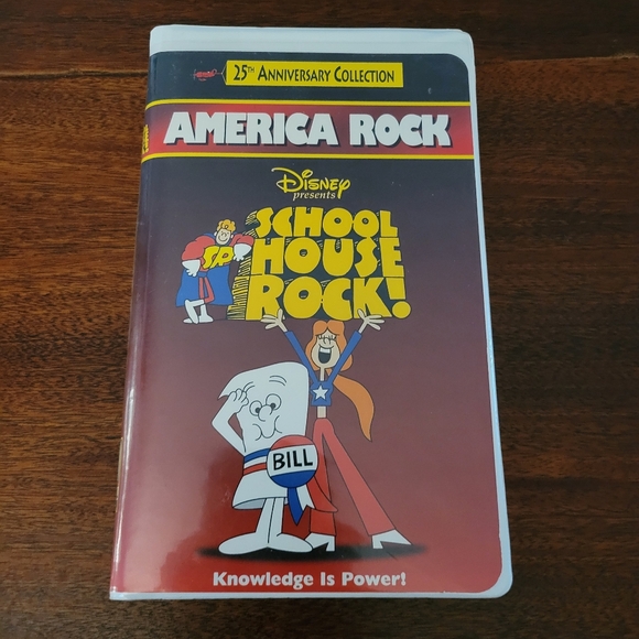 Disney | Media | Schoolhouse Rock Vhs 998 25th Anniversary America Rock ...